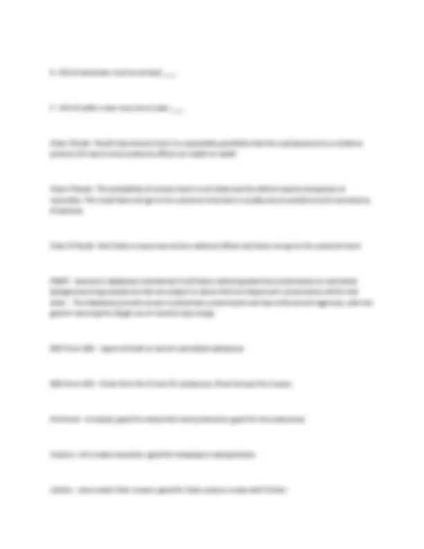 Pharmacy Exam Review: Key Concepts and Definitions | Exams Advanced Education | Docsity