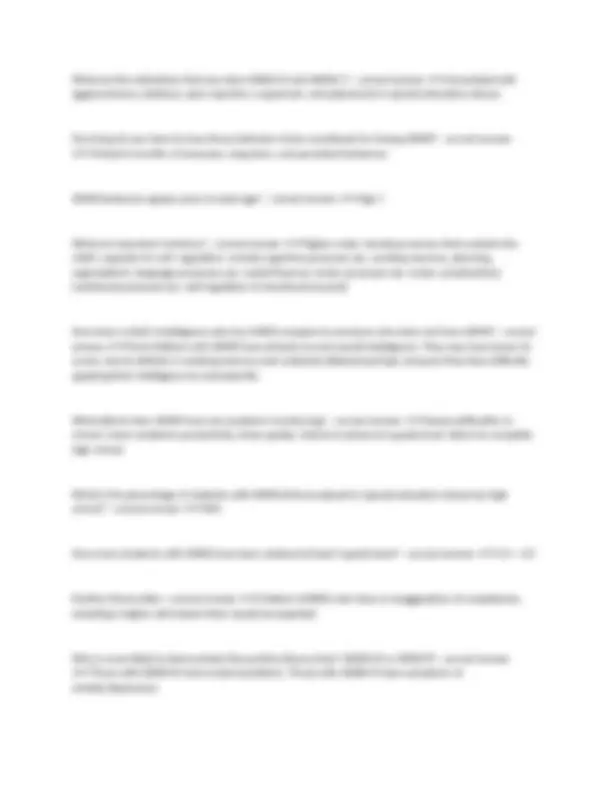 ADHD Exam Questions and Answers: A Comprehensive Guide to Understanding ...
