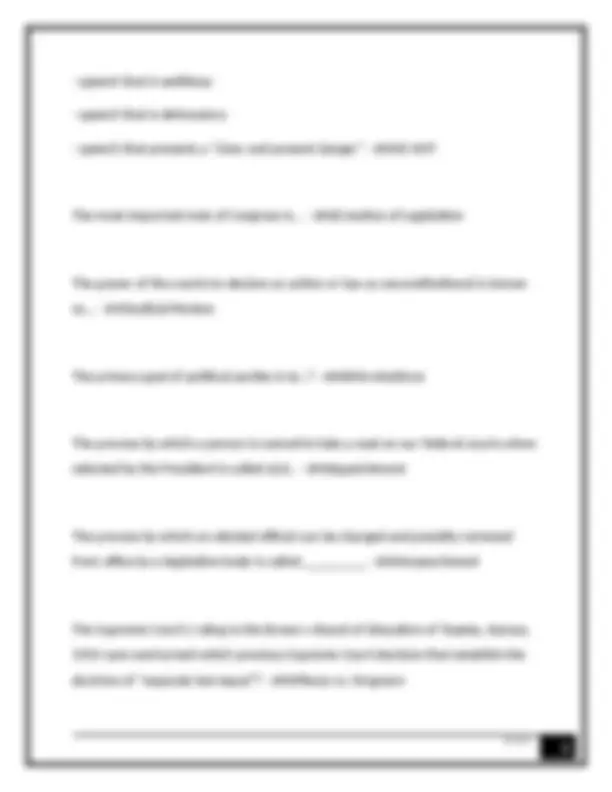 American Government Final Exam Review Guide Answer Key 2025 Edition ...