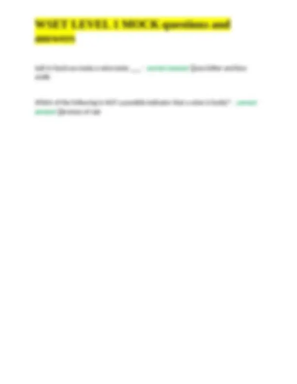 WSET Level 1 Mock Exam: Wine Knowledge and Tasting | Exams Nursing ...