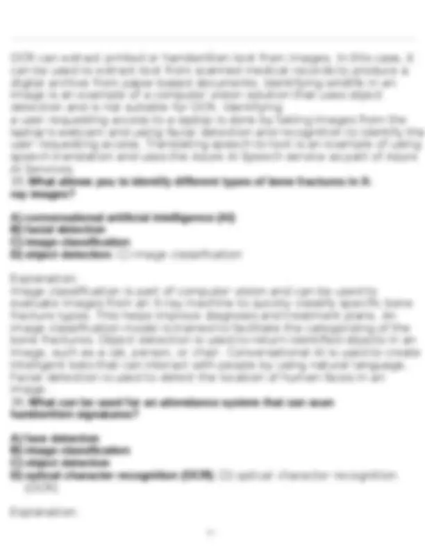 AI-900 MS Learn Practice Assessment with Detailed Solutions | Exams Artificial Intelligence ...