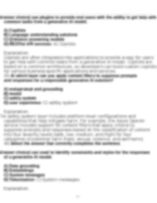 AI-900 MS Learn Practice Assessment with Detailed Solutions | Exams Artificial Intelligence ...