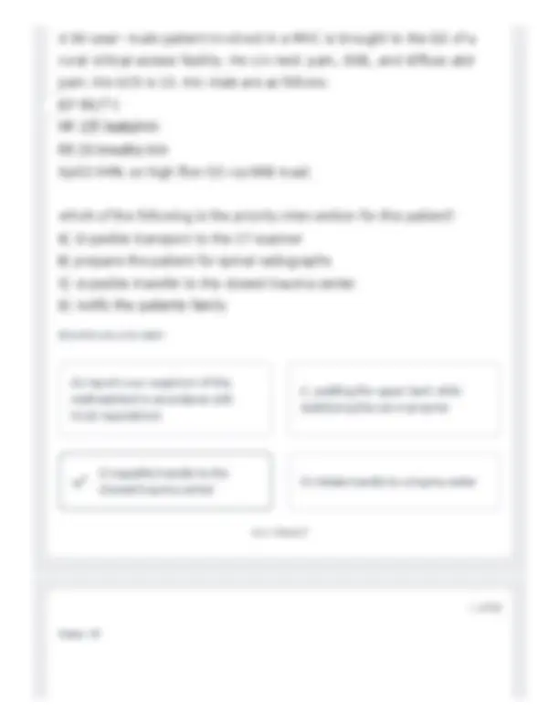 TNCC Final Exam Test Open Book | Latest Version (2024/2025) Expert ...