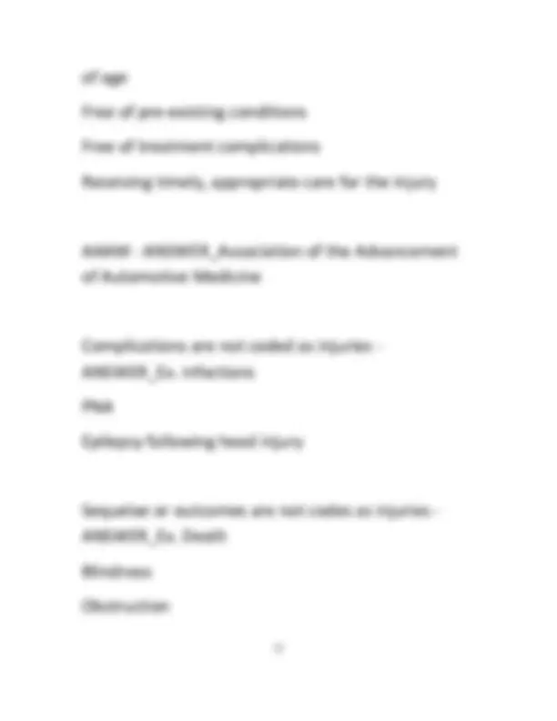 CSTR Exam 2025: Questions and Answers for Trauma and Injury Management ...