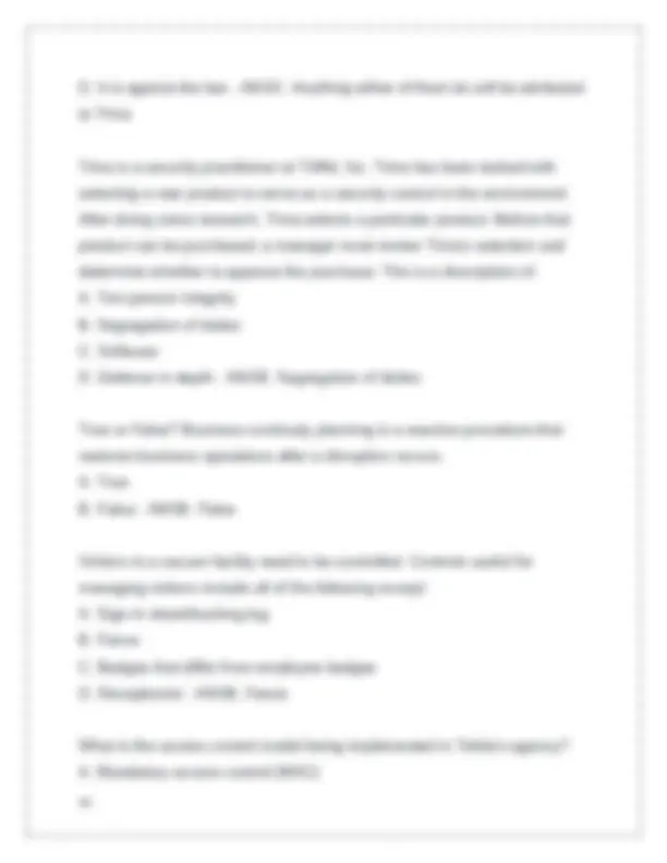ISC2 Certified In Cybersecurity (CC) Practice Exam Questions and ...