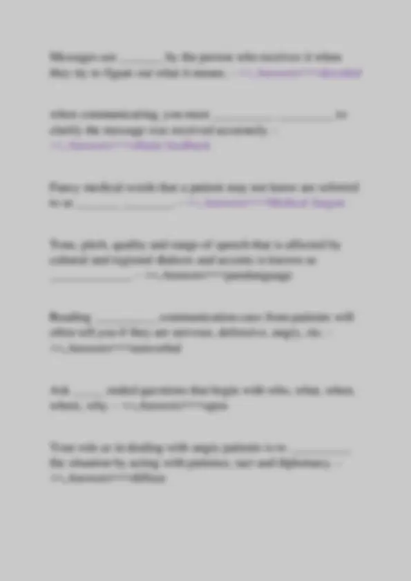 CHAA Master Study Guide 1 (ACTUAL 2025) Latest Updated Graded A+ ...