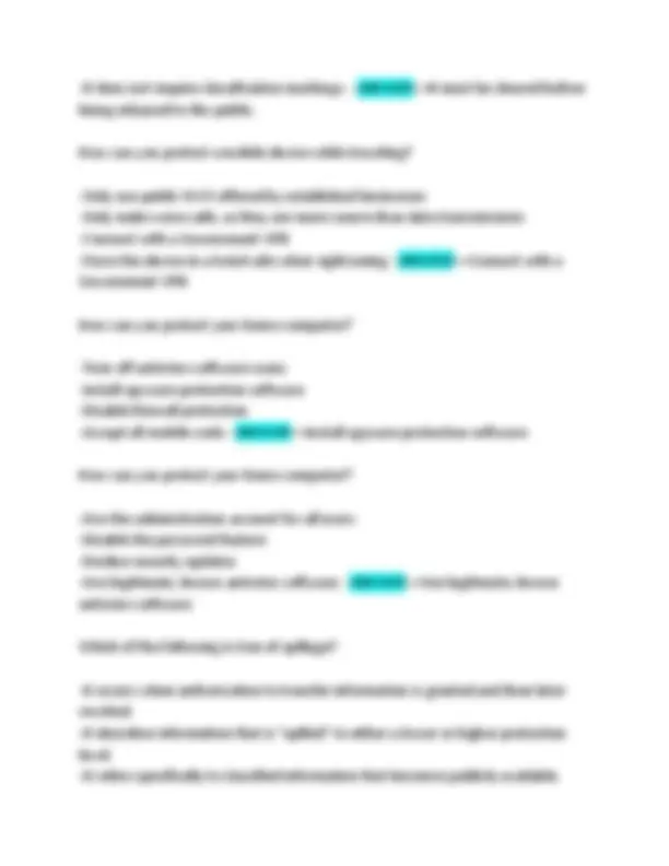 US Navy Cyber Awareness Challenge 2025: Multiple Choice Questions and ...