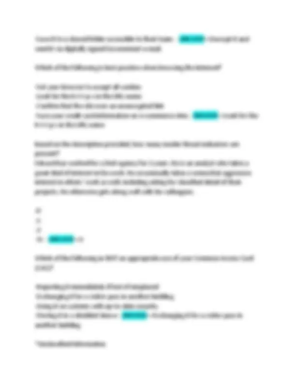 US Navy Cyber Awareness Challenge 2025: Multiple Choice Questions and ...