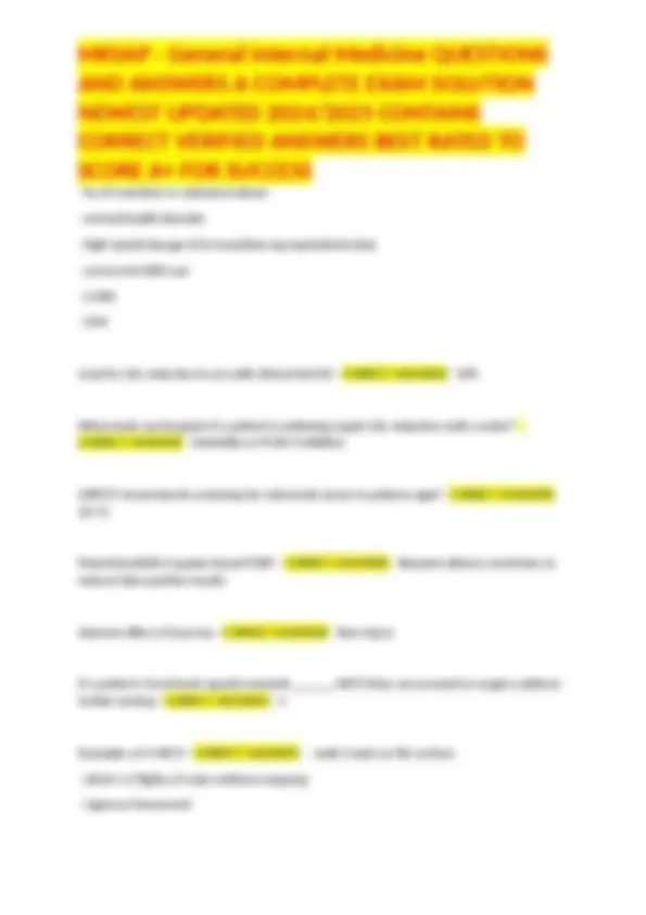 MKSAP General Internal Medicine: Exam Solutions (2024/2025) | Exams ...