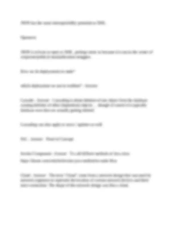 MuleSoft Fundamentals: Questions and Answers | Exams Software Development | Docsity