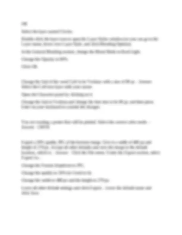 PHOTOSHOP Gmetrix Test 1 questions with correct answers | Exams ...