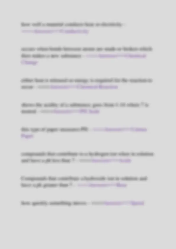 Praxis Science 5905 Study Guide: Questions and Answers | Exams Science ...