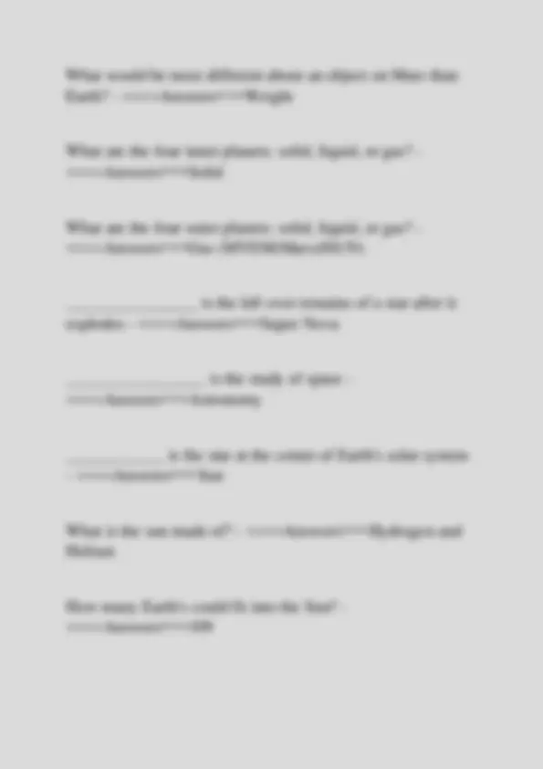 Praxis Science 5905 Study Guide: Questions and Answers | Exams Science ...