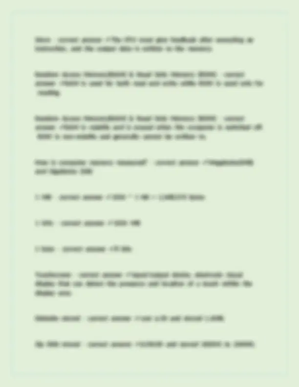 Computer Skills Placement Objectives (CSP) Exam with Verified Answers ...