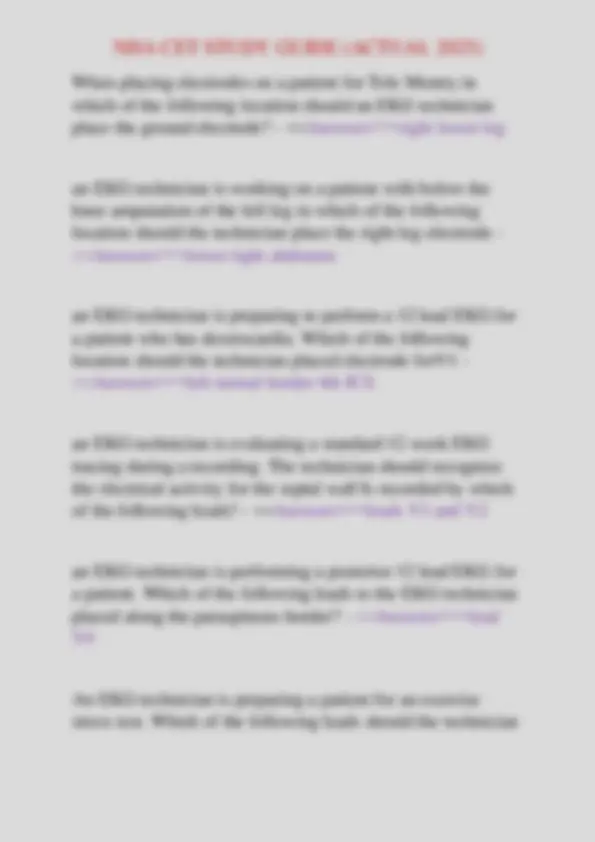 NHA CET Study Guide (ACTUAL 2025): EKG Technician Practice Questions ...