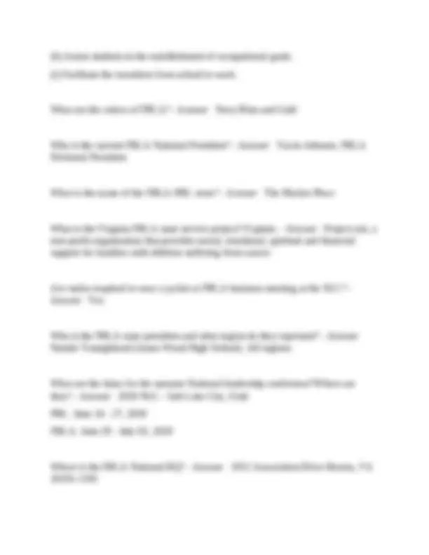 Future Business Leaders of America (FBLA) - Questions and Answers ...