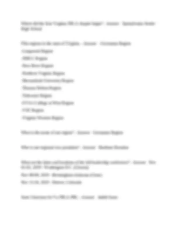 Future Business Leaders of America (FBLA) - Questions and Answers ...