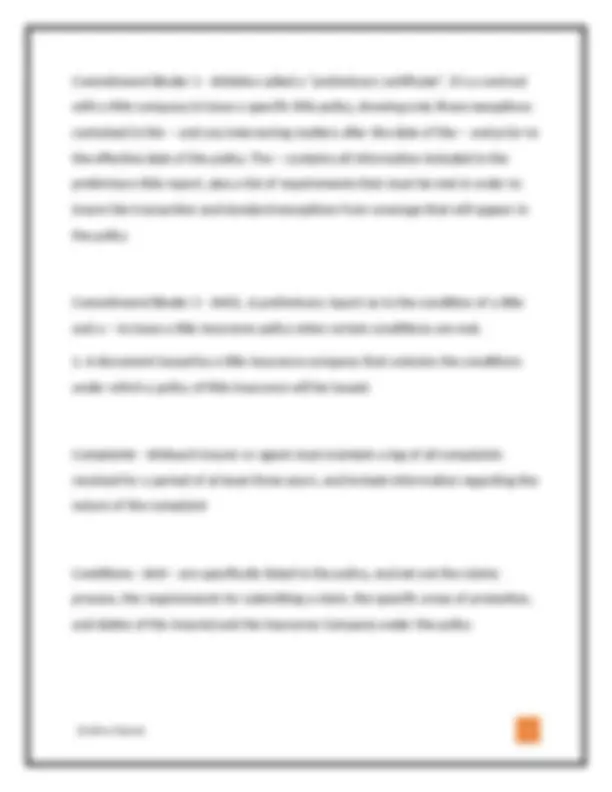 Missouri Title Insurance Producer Exam: Questions and Answers | Exams ...