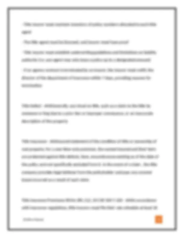 Missouri Title Insurance Producer Exam: Questions and Answers | Exams ...