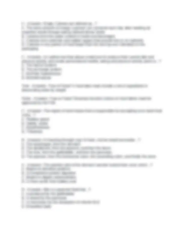 HNES 250 Exam 1: Nutrition Fundamentals Multiple Choice Questions ...
