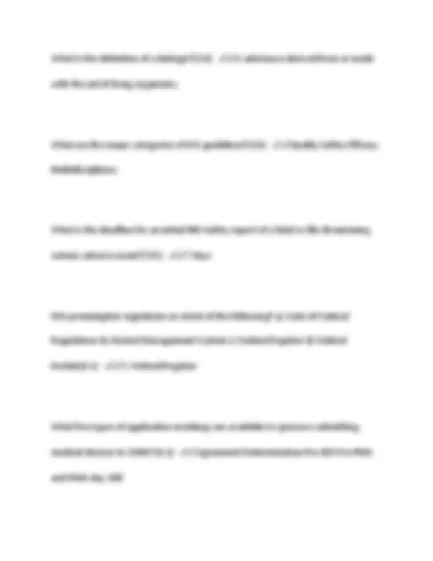 FDA Exam Practice Questions and Answers: 2025 Edition | Exams ...