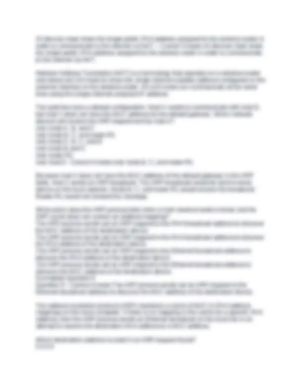 Checkpoint Communication Between Networks Exam With Correct Questions ...