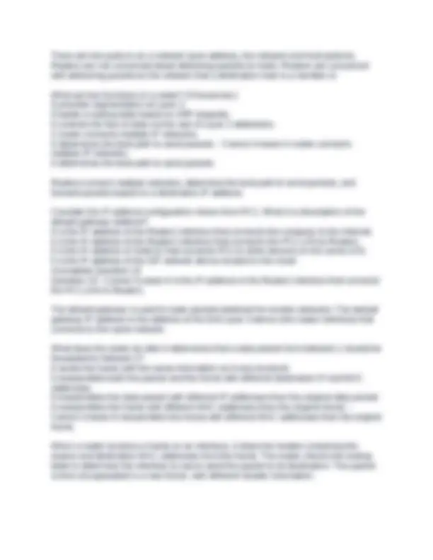 Checkpoint Communication Between Networks Exam With Correct Questions ...
