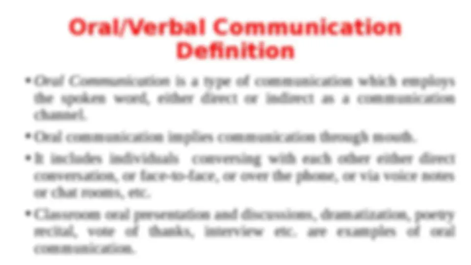 Effective Oral Communication: Types, Characteristics, and Stage Fright ...