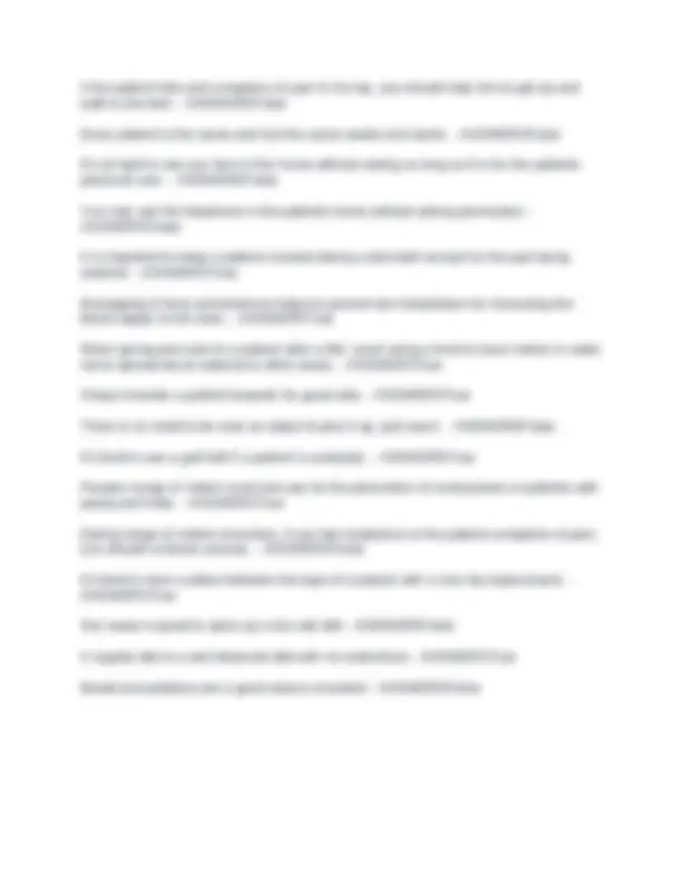 Home Health Aide Competency Test: True/False Questions and Answers ...