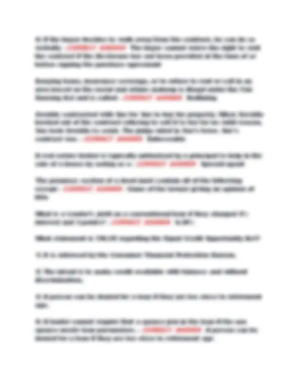 Azure Tide Realty End of Course Practice Exam ACTUAL EXAM WITH REAL ...