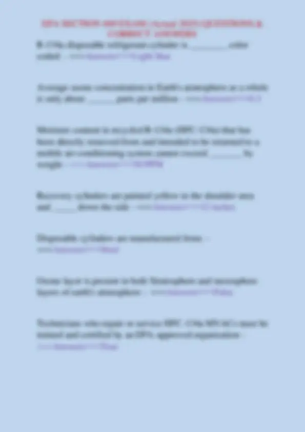 EPA Section 609 Exam (2025): Refrigerant Management Guide | Exams ...