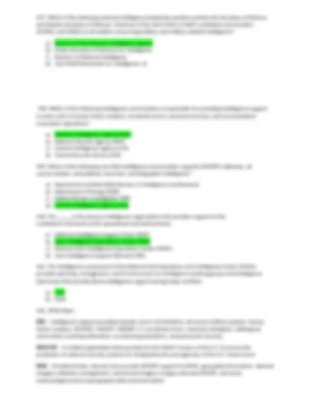 Military Leadership & Operations Exam: Multiple Choice Questions ...