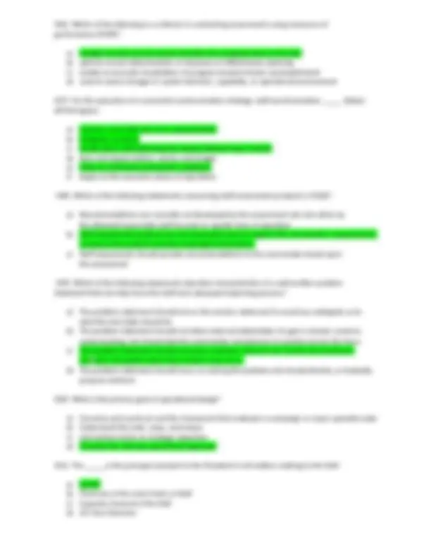 Military Leadership & Operations Exam: Multiple Choice Questions ...