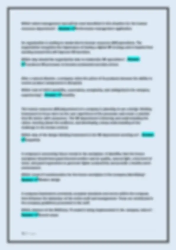 HR Technology and People Analytics: Quiz with Answers | Exams Human ...