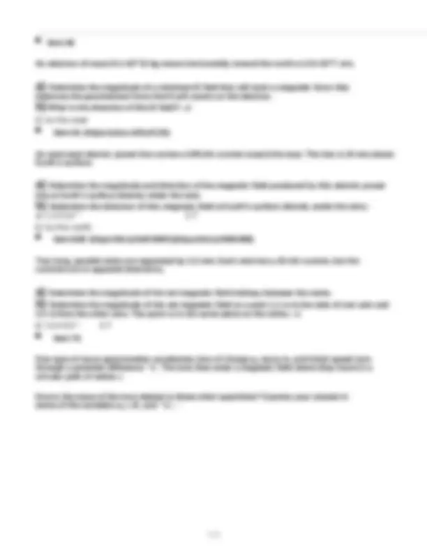 PHYS 202B Exam: Magnetism and Electromagnetism (2024-2025) | Exams Physics | Docsity