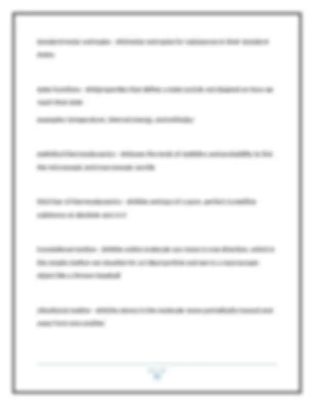 Chemical Thermodynamics Test: Questions and Answers | Exams ...