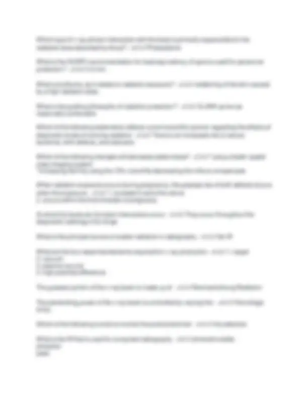 LMRT-Radiography Essentials Exam: 209 Questions with Answers | Exams ...