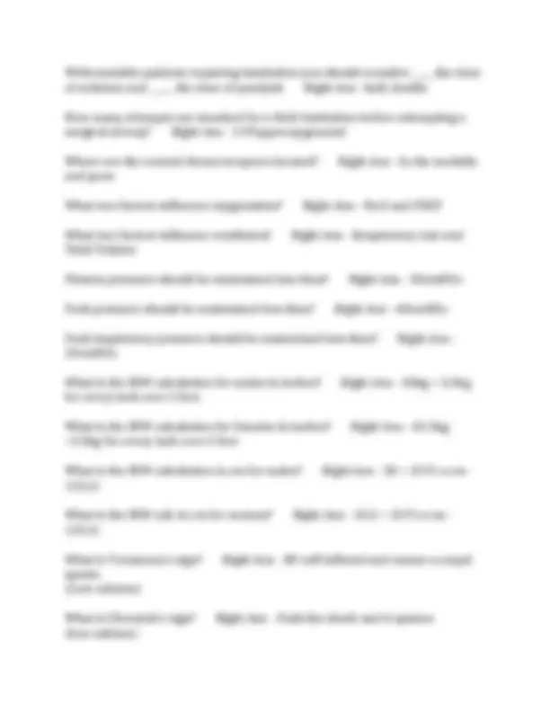 CFRN Exam - Questions and Answers: Aviation Physiology and Critical ...