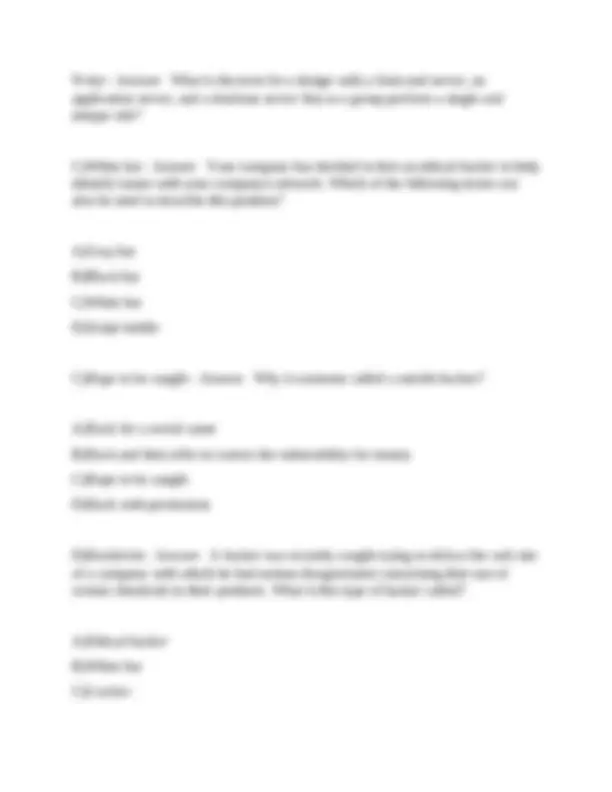 Certified Ethical Hacker (CEH) Exam Preparation: Questions and Answers ...