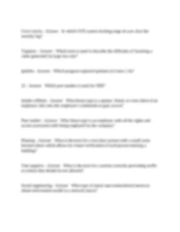 Certified Ethical Hacker (CEH) Exam Preparation: Questions and Answers ...