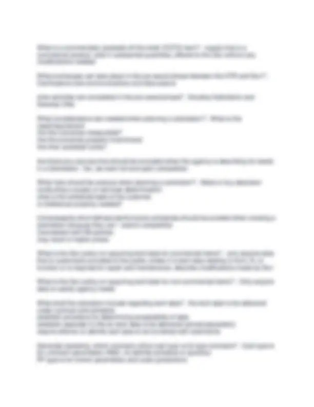 FAR Parts Exam 2: Questions and Answers | Exams Nursing | Docsity