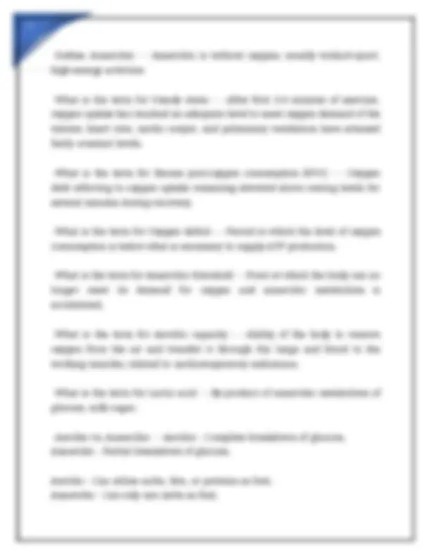 AFAA Primary Group Exercise Certification Study Guide Questions and ...