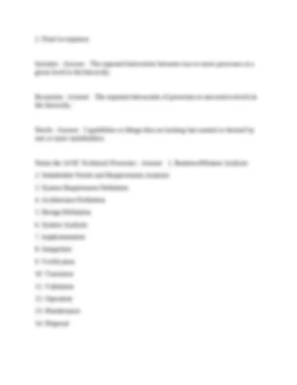 INCOSE Systems Engineering ASEP Questions and Answers | Exams ...