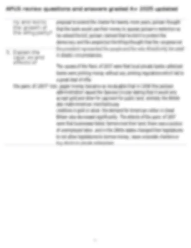 APUS Review Questions and Answers: US History (1820-1840) | Exams ...