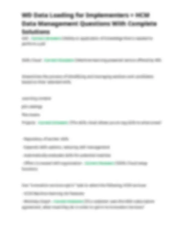 Workday Data Loading for Implementers + HCM Data Management: Questions ...