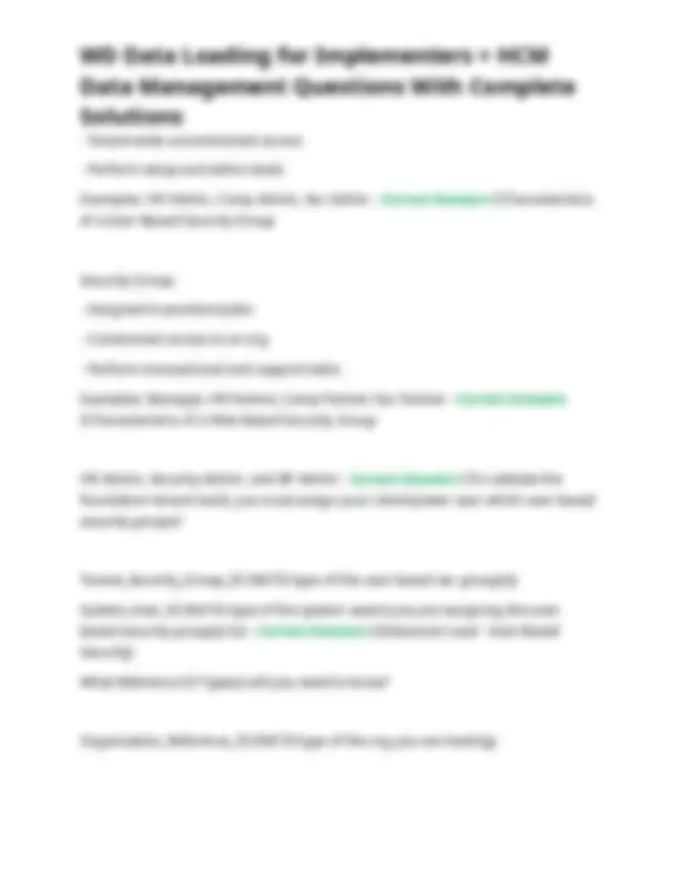 Workday Data Loading for Implementers + HCM Data Management: Questions ...