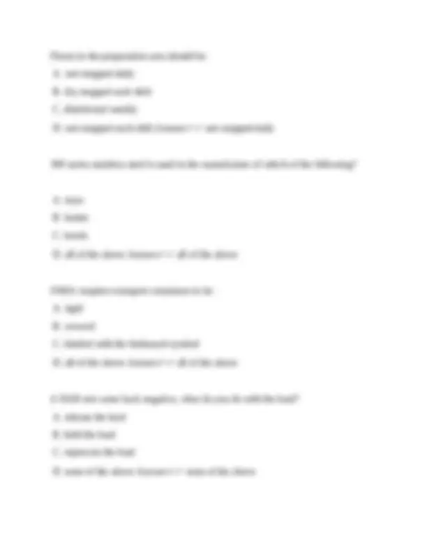 SPD Final Exam Questions and Answers: Sterile Processing Department ...