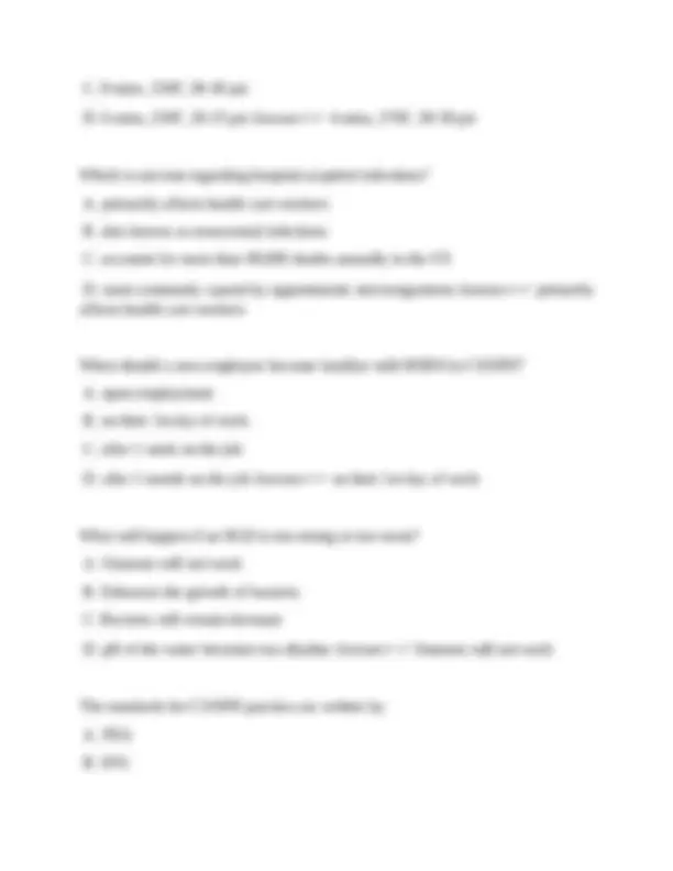 SPD Final Exam Questions and Answers: Sterile Processing Department ...