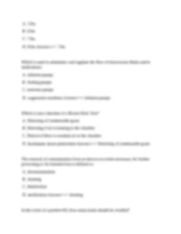 SPD Final Exam Questions and Answers: Sterile Processing Department ...