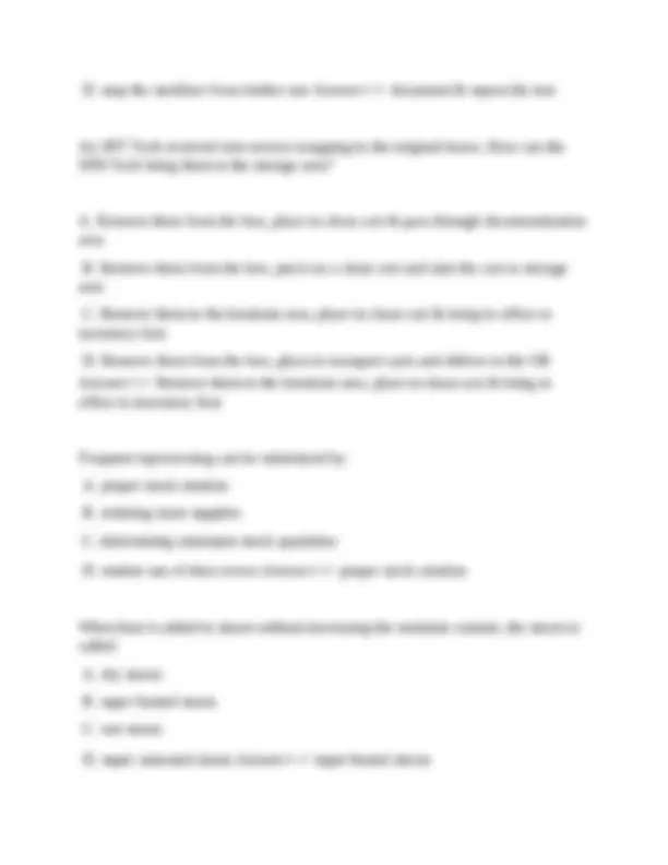 SPD Final Exam Questions and Answers: Sterile Processing Department ...